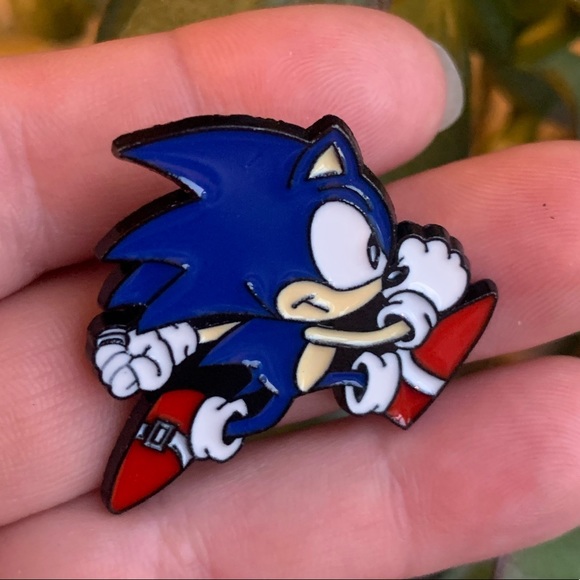 Jewelry | Brand New Sonic The Hedgehog Inspired Enamel Pin | Poshmark